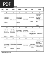 2025 General Time Table Updated | PDF
