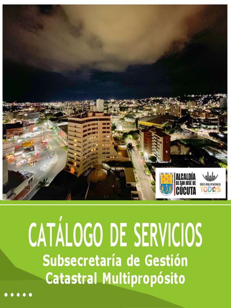 Catalogo Catastro Multiproposito Alcaldia de Cucuta Final | PDF