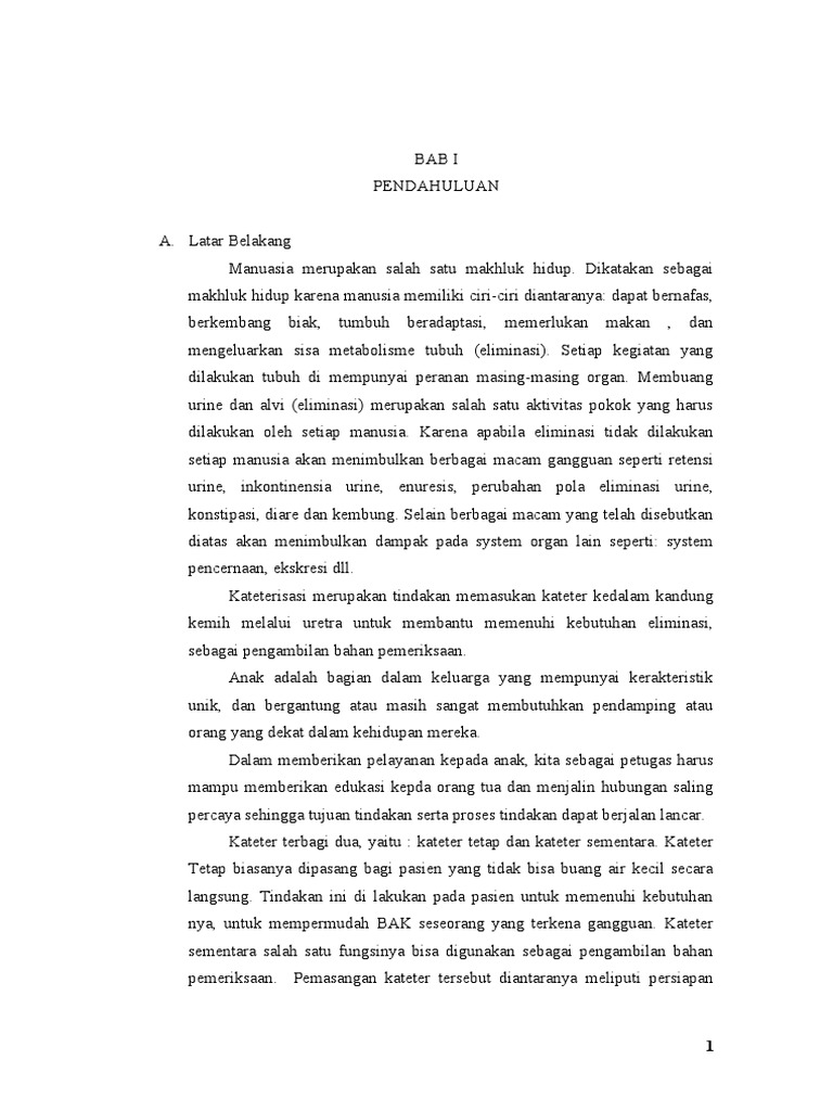 Makalah Kateter Risa | PDF