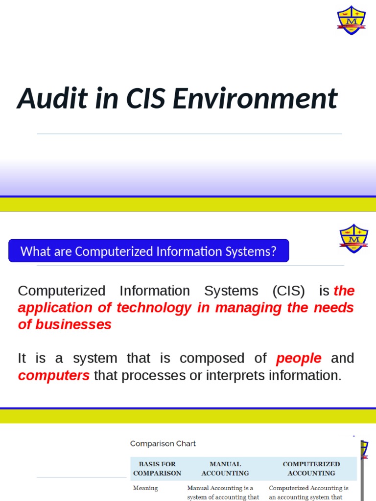 Chapter 7 Characteristics of CIS Environment | PDF | Internal Control | Computer Program