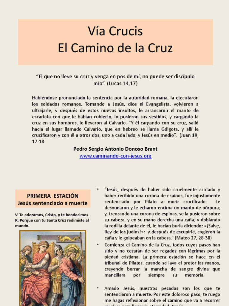 Via Crucis | PDF | orador del Señor | Jesús