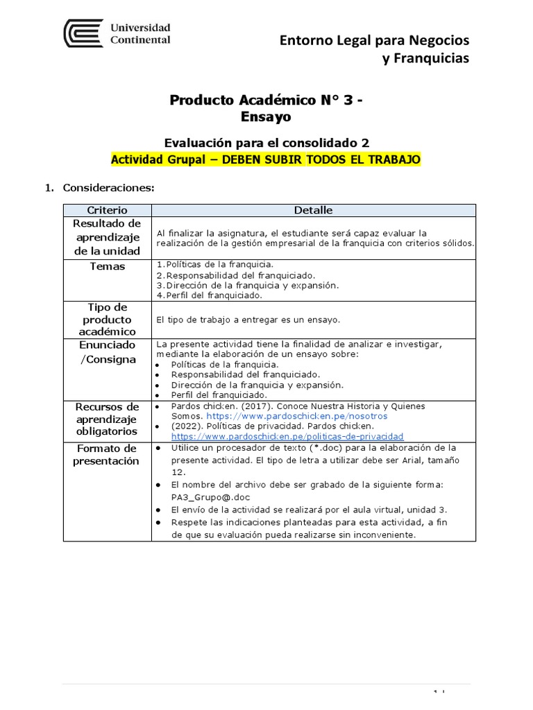 Producto Académico 3 Tarea I | PDF | Evaluación | Ciencia cognitiva