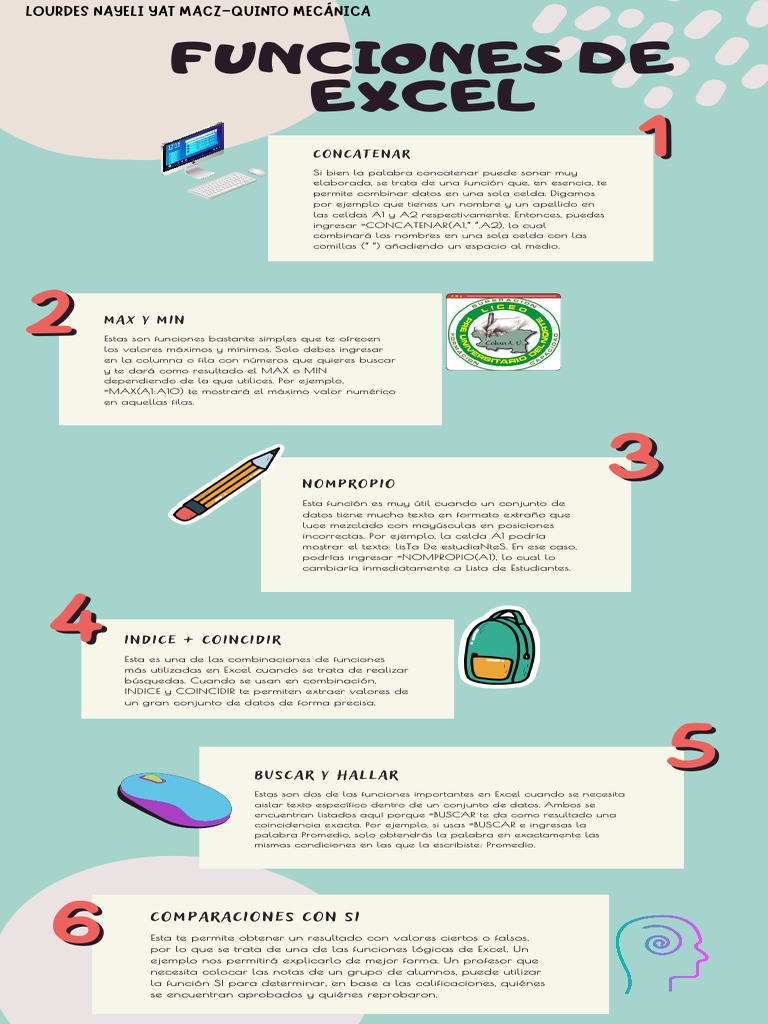 Funciones de Excel | PDF | Microsoft Excel | Informática
