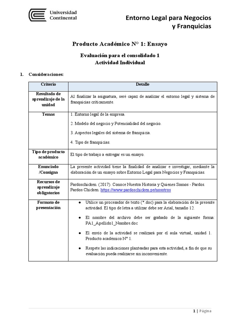 Producto Académico 1 Tarea I Ensayo | PDF | Evaluación | Ciencia cognitiva