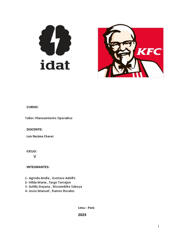 KFC 1 | PDF | Economias | Business