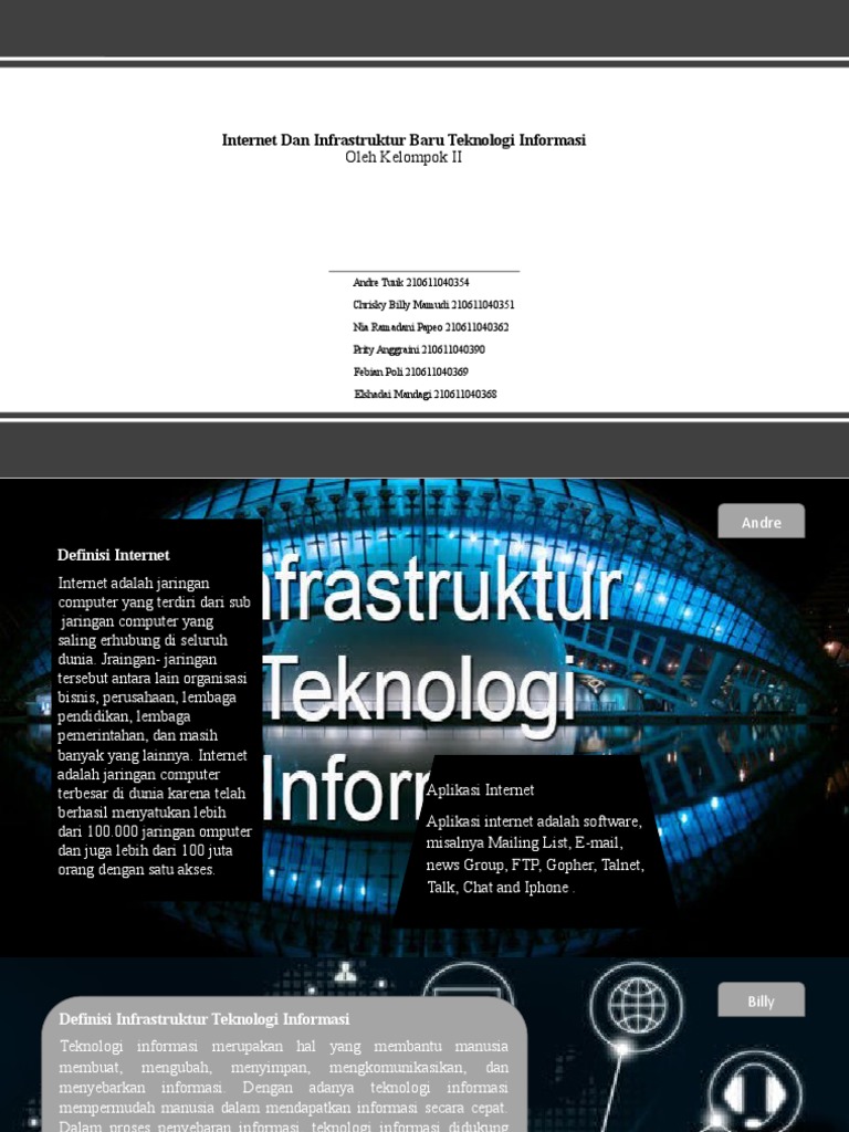 Internet Dan Infrastruktur Baru Teknologi Informasi | PDF