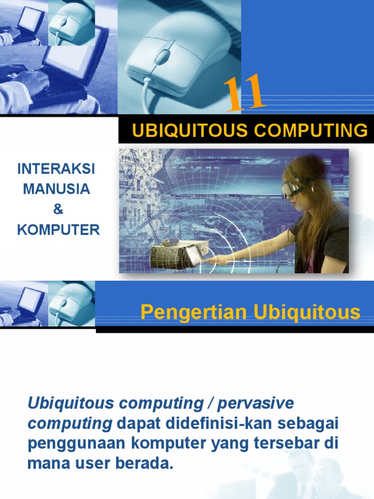 IMK 11 - Ubiquitous Computing | PDF