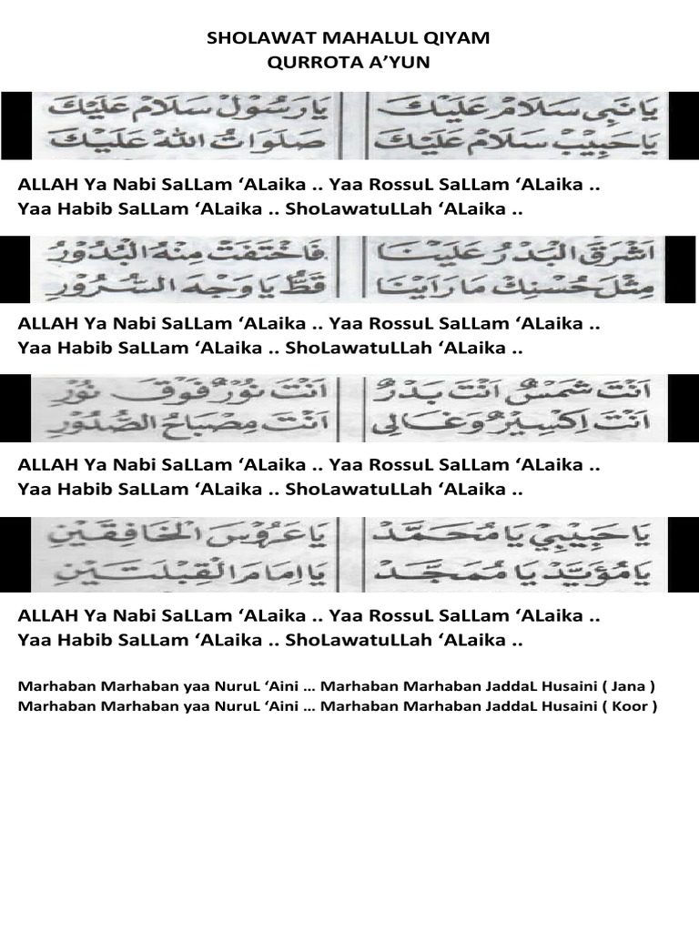 ALLAH Ya Nabi SaLLam | PDF | Religion & Spirituality