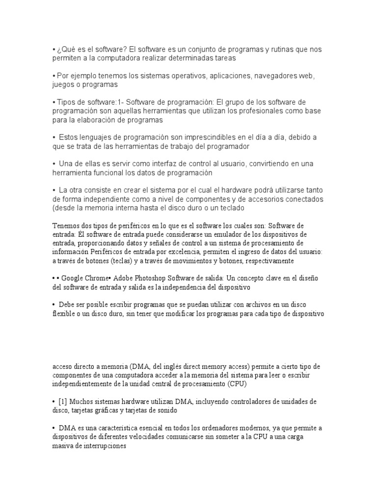 Qué Es El Software | PDF | Hardware de la computadora | Informática