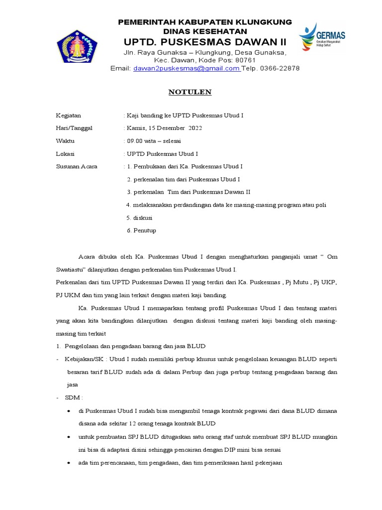 Notulen KAJI BANDING | PDF