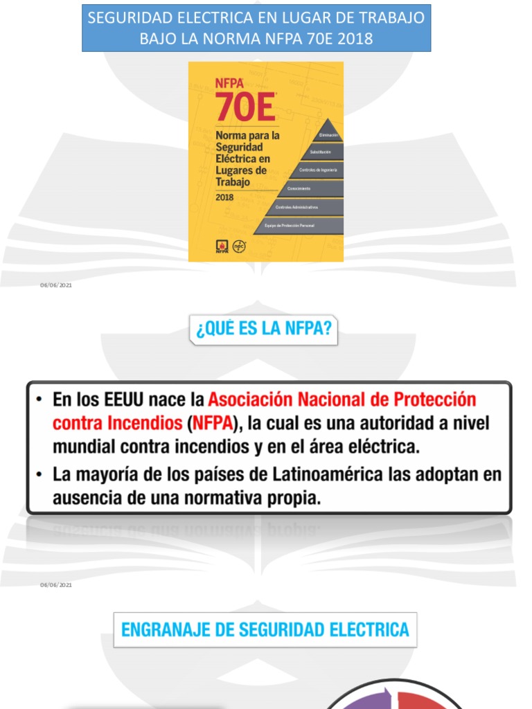 Seguridad Eléctrica según NFPA 70E 2018 | PDF