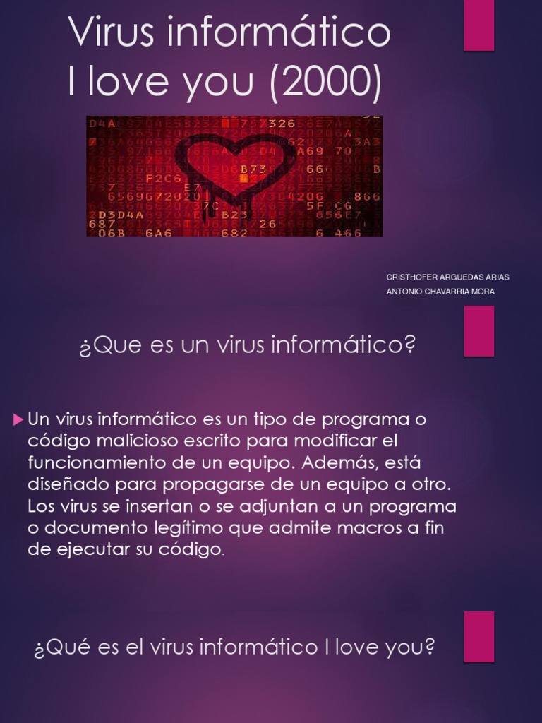 Virus Informatico I Love You | PDF