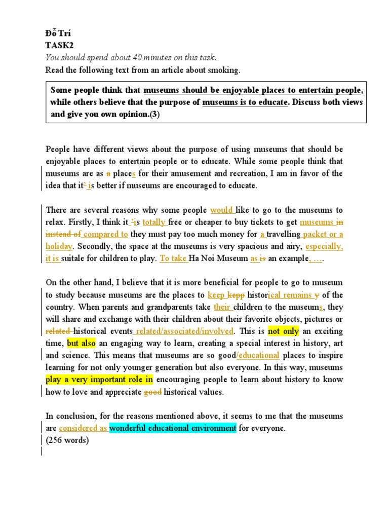 TASK2 - Đỗ Trí | PDF | Museum