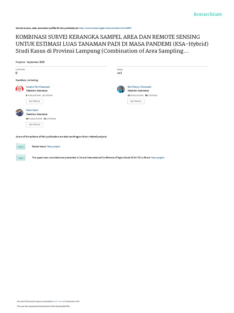 KSA-Hybrid Fullpaper Semnas OfficialStatistics Edited2 | PDF