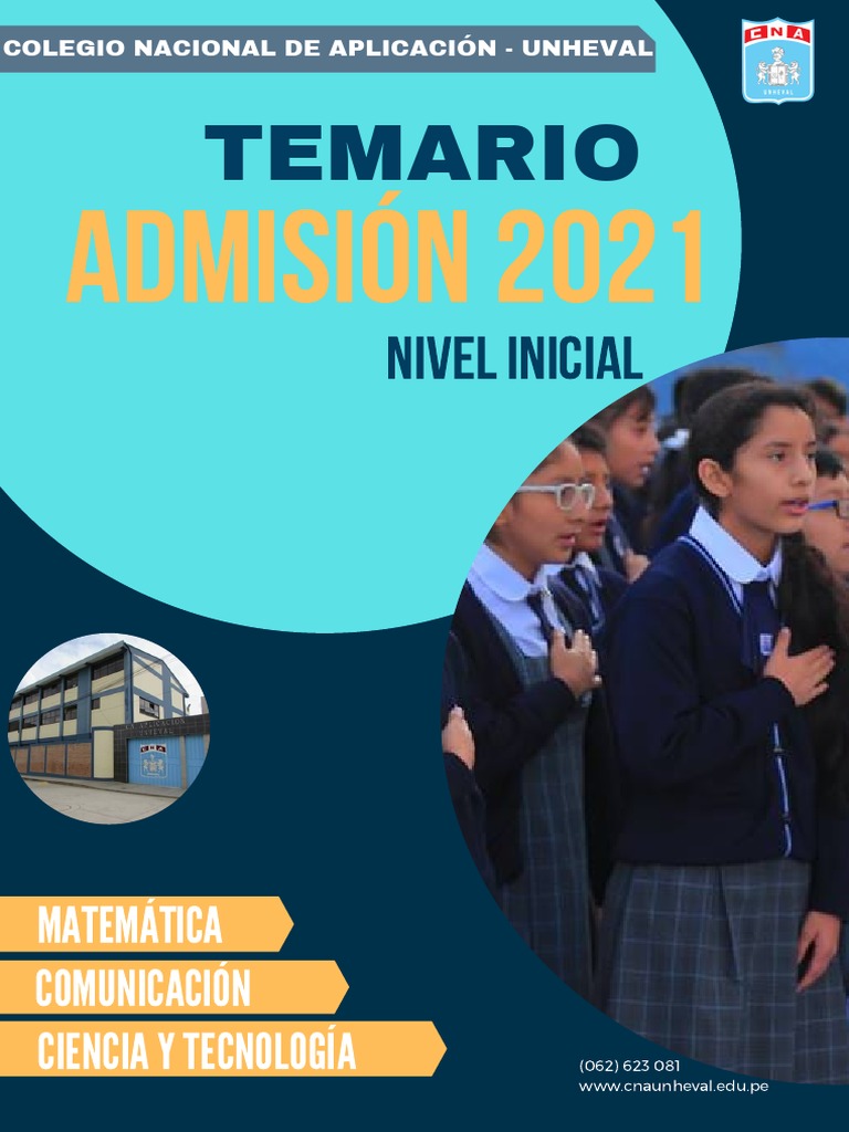 Temario Admision Inicial | PDF | Vocal | Método científico