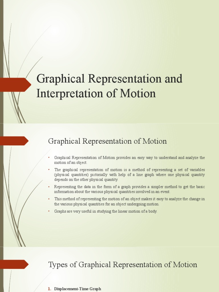Graphical Representation and Interpretation of Motion | PDF | Velocity ...