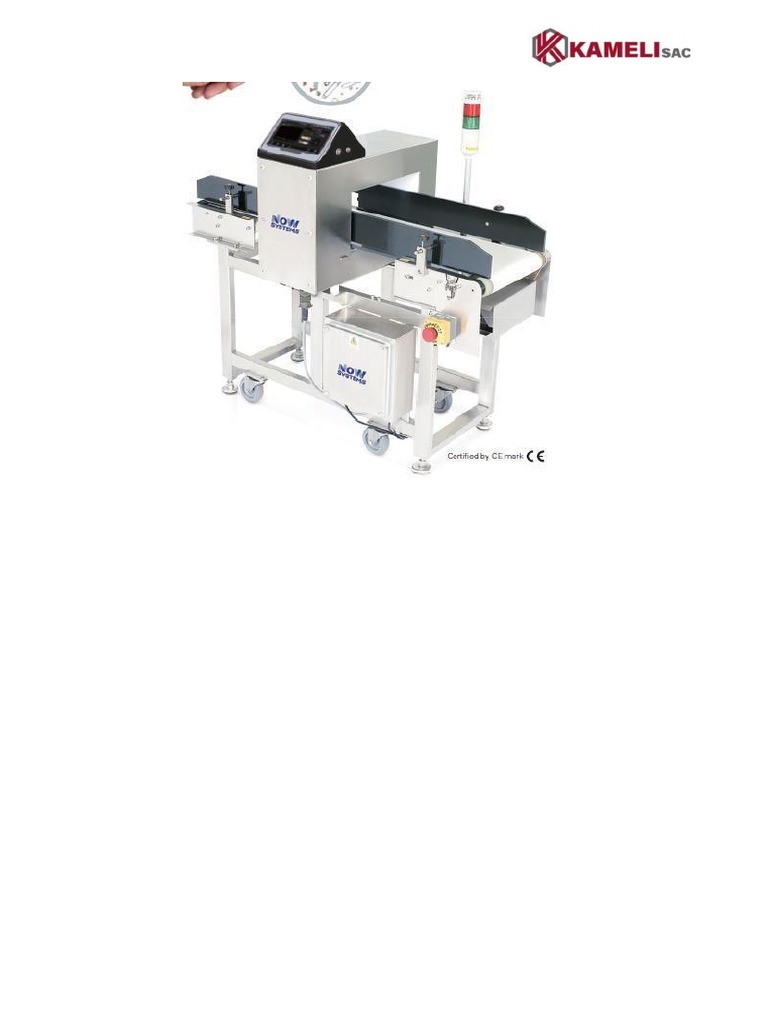 Cotizacion Detector de Metales Now Systems Nmd580 Naturandes - 4101 | PDF