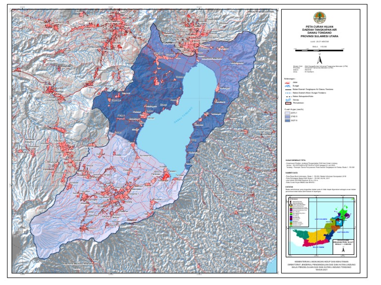 Peta DAS Danau Tondano Sulawesi Utara | PDF
