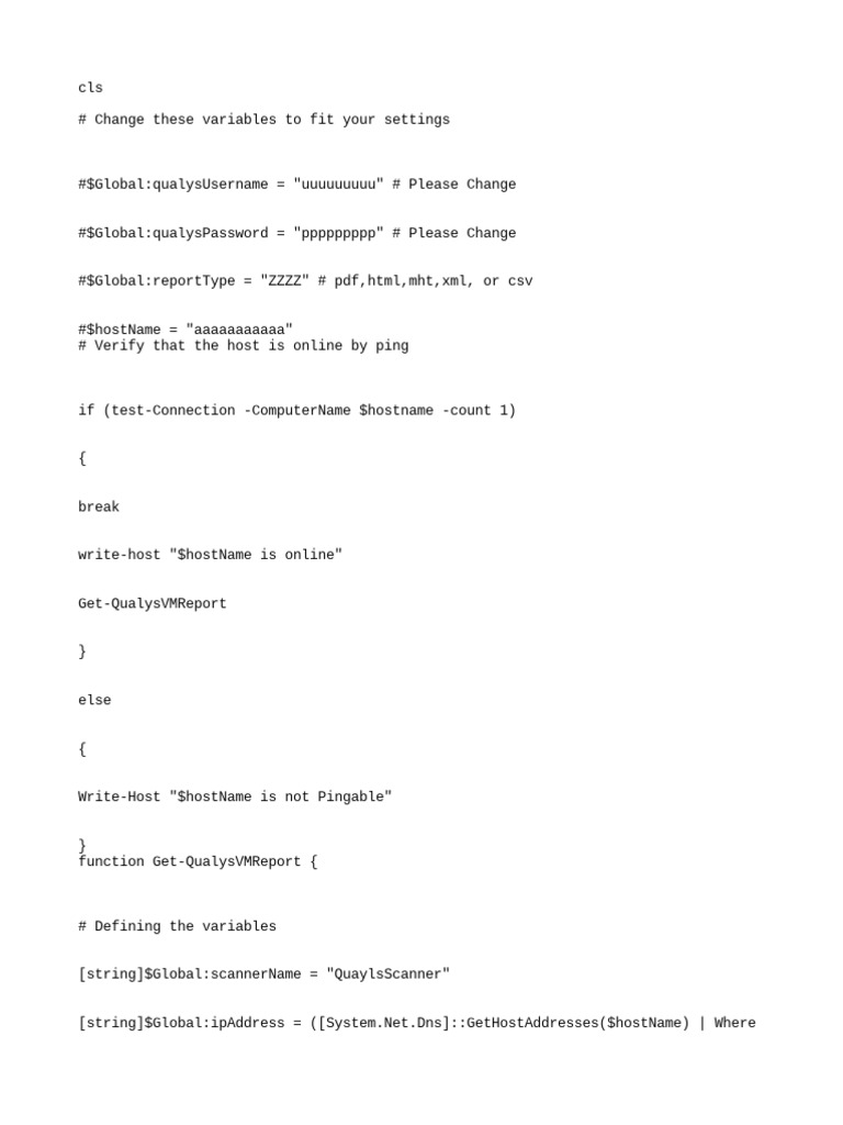 Qualys | PDF | Parameter (Computer Programming) | Information Technology Management