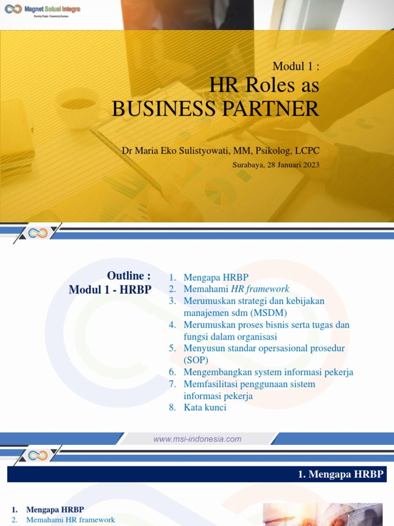 1 - 28 2023 Msi 20 - 1 - HRBP | PDF