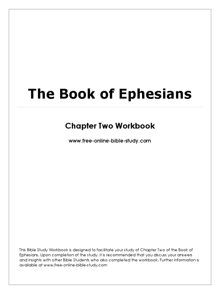 Ephesians 2w Pdf Grace In Christianity Jesus