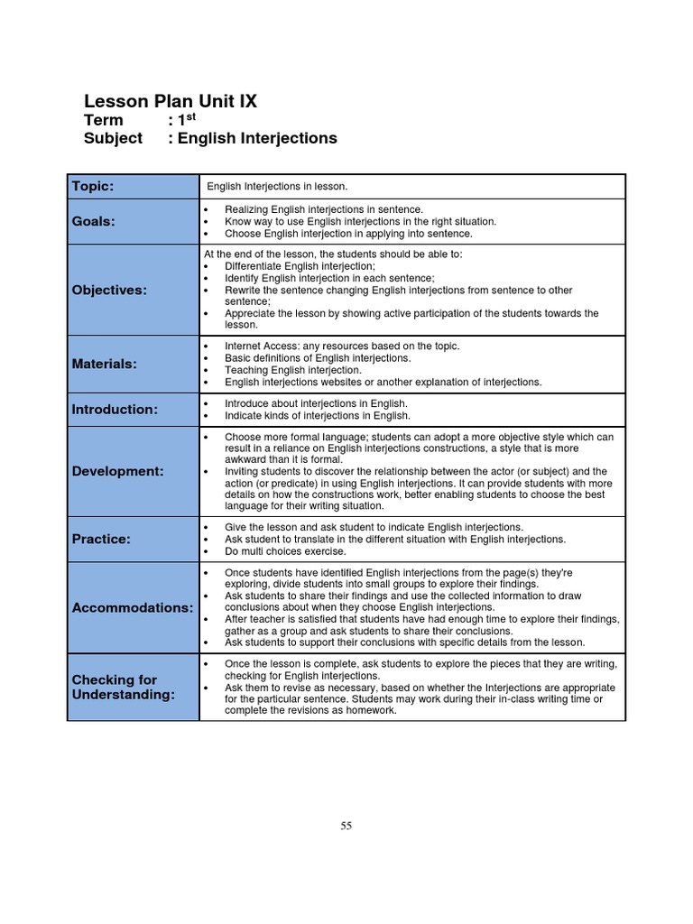GRAMMAR - English Interjections | PDF | English Language | Linguistics