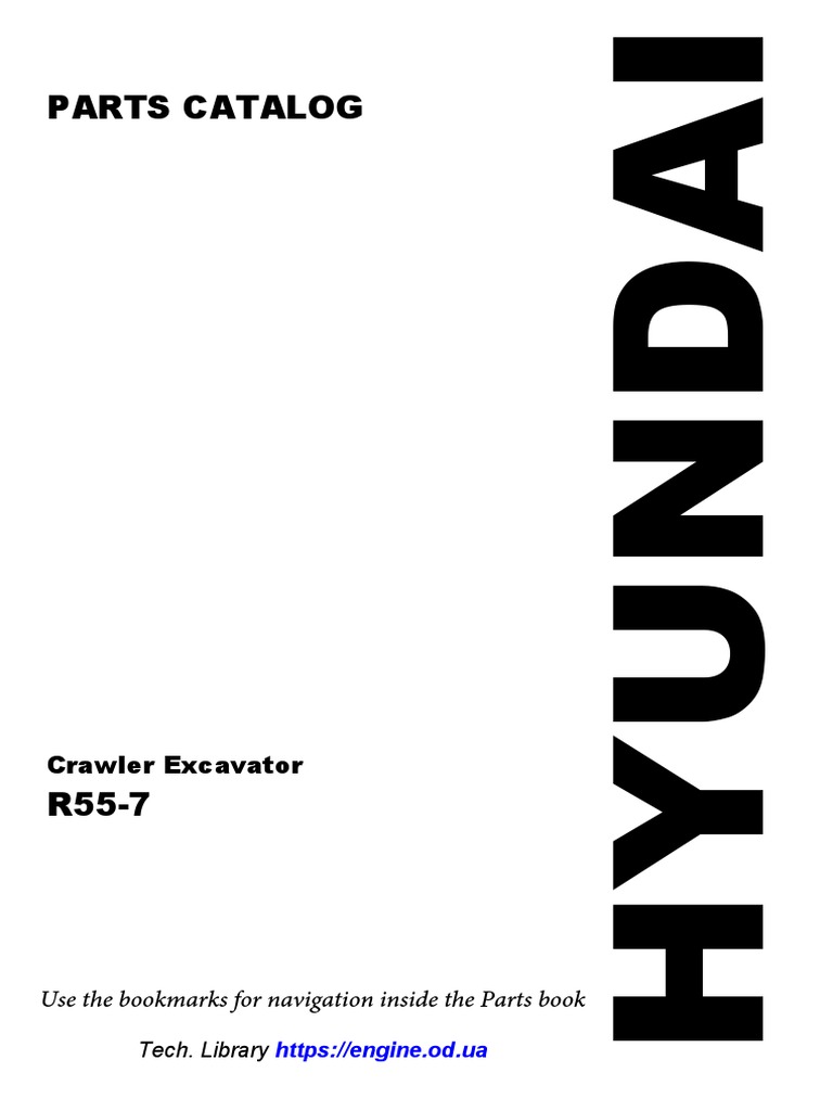 CONTENTS Hyundai Excavator - R55 7 - Parts Catalog 401pages | PDF ...