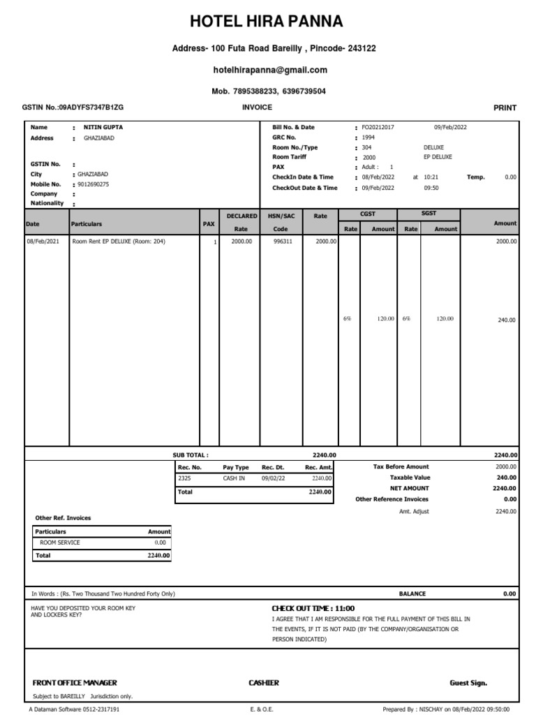 HOTEL Bill | Download Free PDF | Government | Public Finance