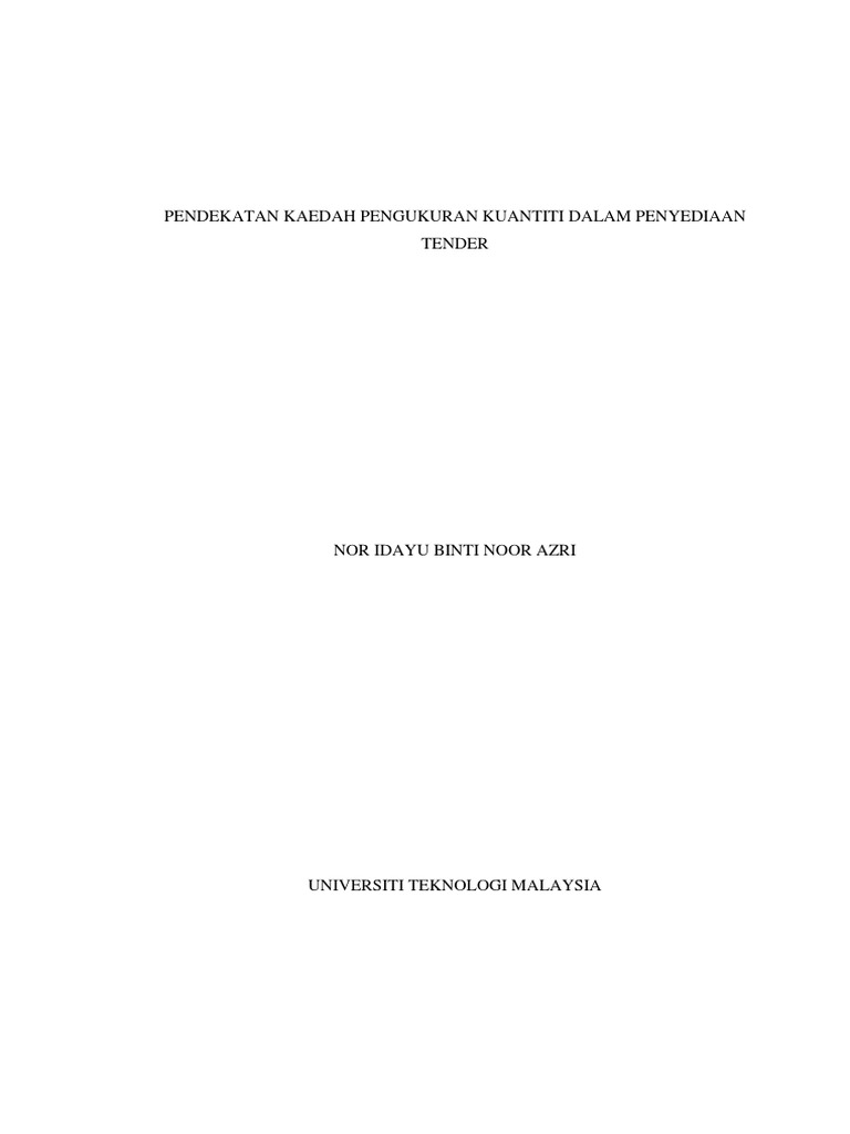 Nor Idayu Binti Noor Azri A14be0098 | PDF