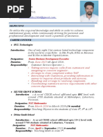 CA Inter Resume Format | PDF | Cognition | Cognitive Science