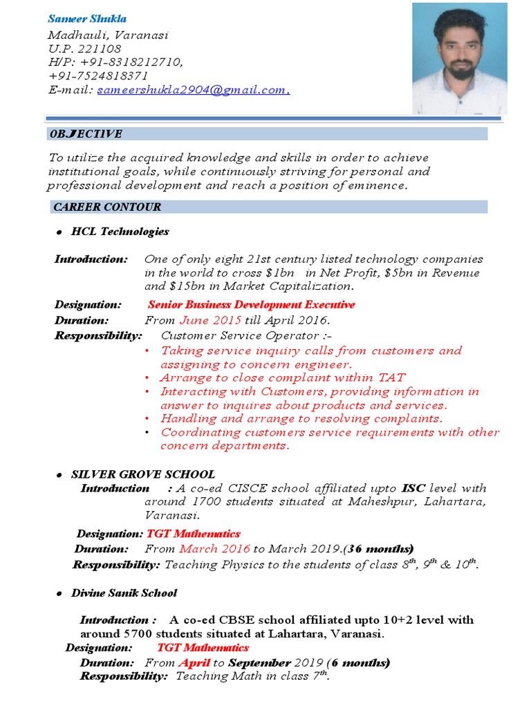 Resume Math | PDF