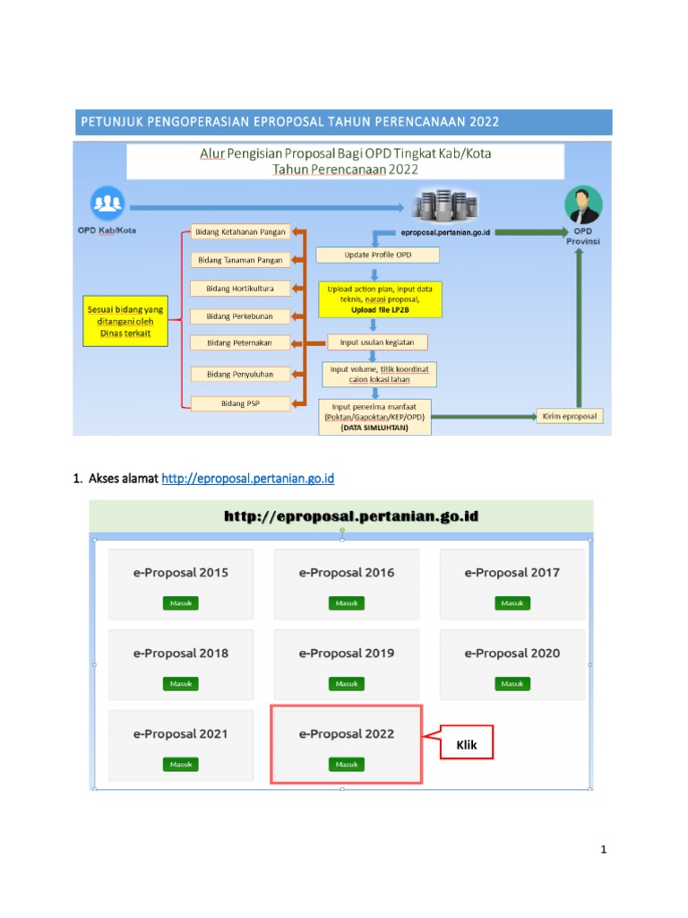 Petunjuk Pengoperasian Eproposal 2022 | PDF | Pengelolaan Keuangan & Uang