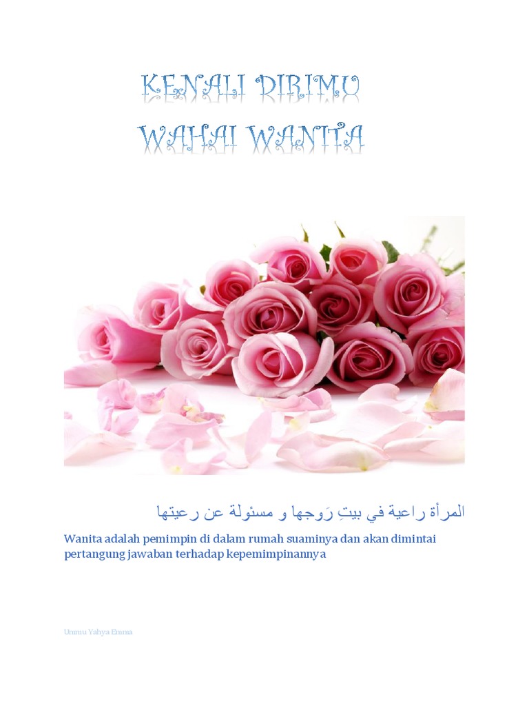 Kenali Dirimu Wahai Wanita Pdf
