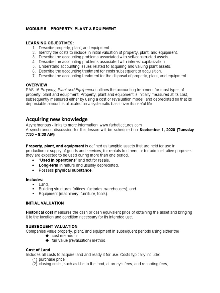 Accounting for Property, Plant and Equipment: A Comprehensive Guide to ...
