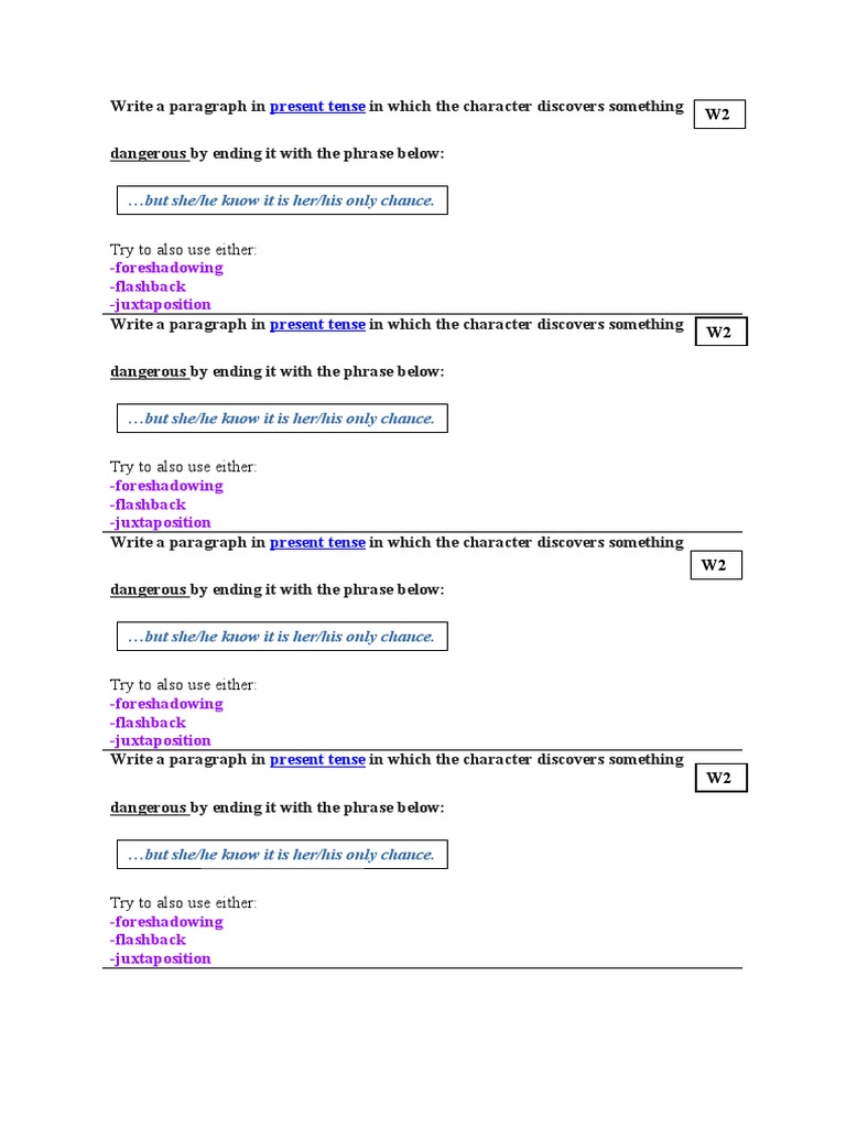 Week 7 - W2 Prep Class Exercise 1 | PDF | Poetry