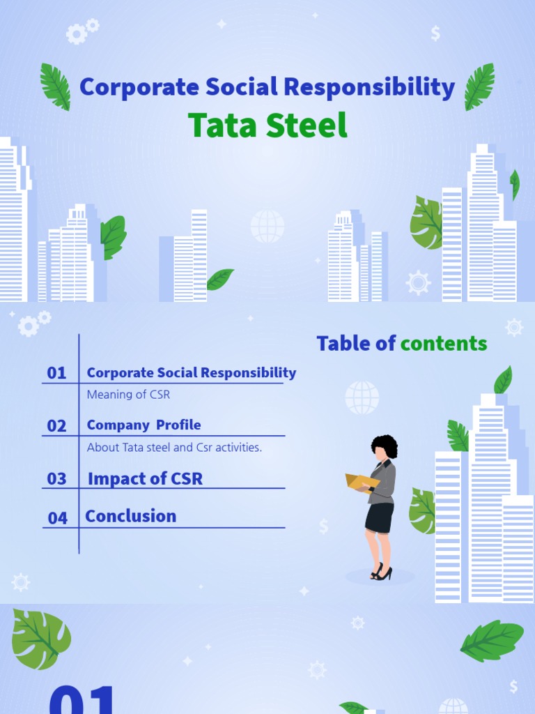 Tata Steel CSR | PDF | Corporate Social Responsibility | Business