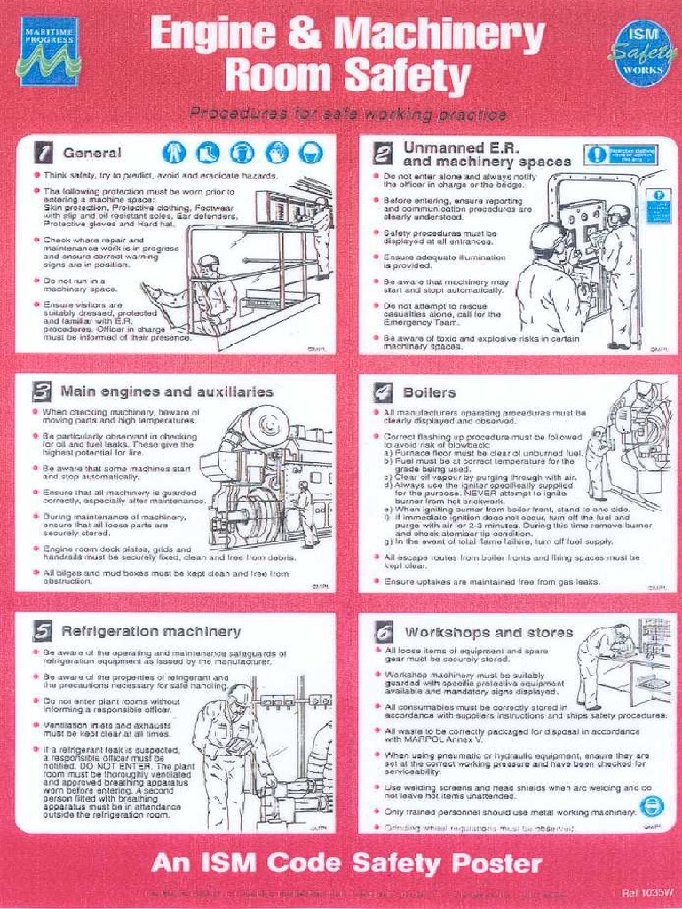 Engine Machinery Room Safety | PDF