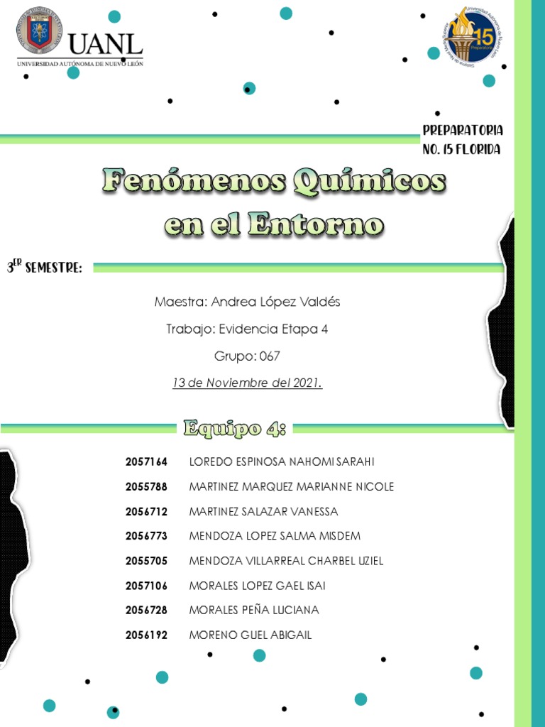 Equipo-4 EV4 FQE | PDF | Química Orgánica | Química