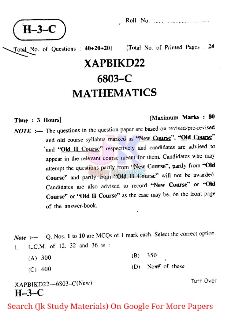 Math 10th Class Last 10 Years Question Papers | PDF | Triangle | Circle