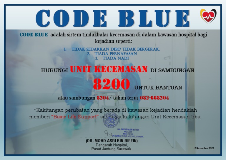 Code Blue PJS 2022 Poster | PDF