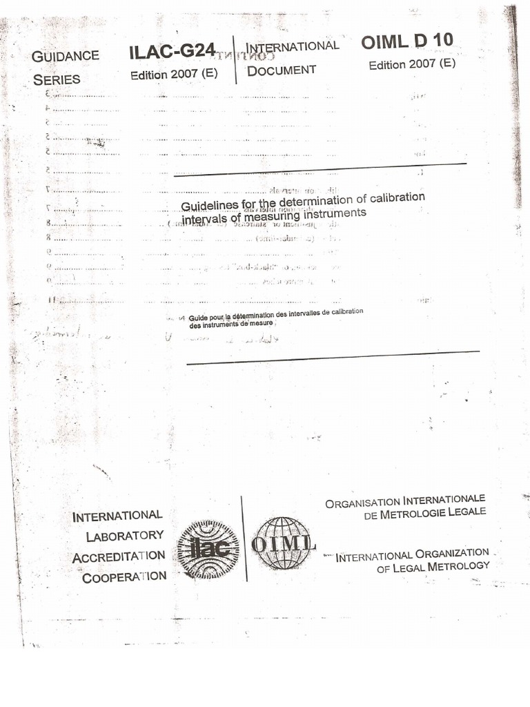 Oiml D 10 | PDF