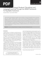 WIDA MODEL Score Report Guide K-12 | PDF | Fluency | Linguistics