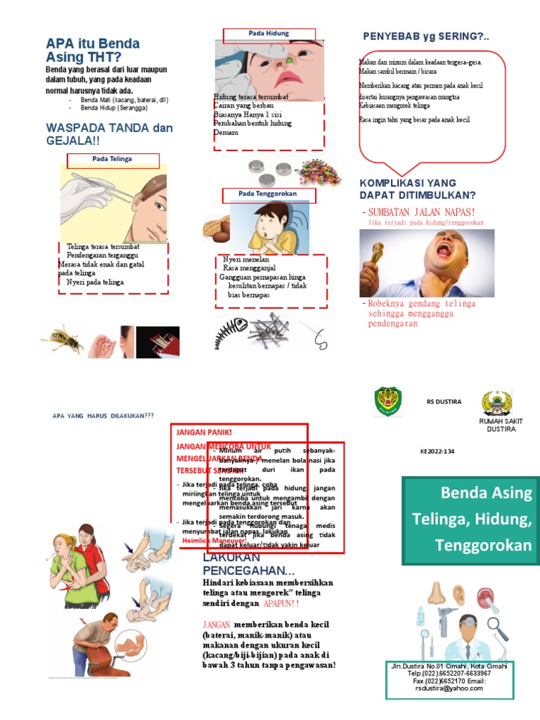 Ke2022-134leaflet Benda Asing THT | PDF