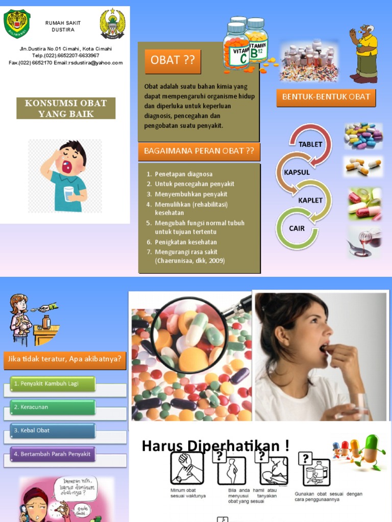 Leaflet Minum Obat Yang Baik | PDF