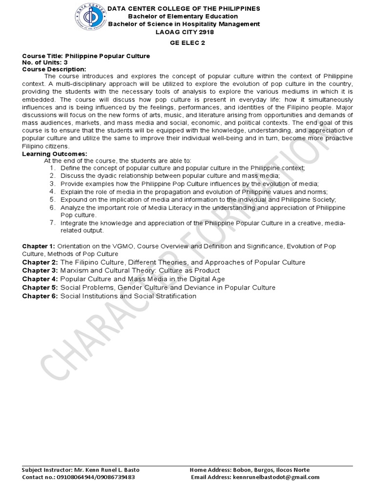 Character Formation | PDF | Popular Culture | Society