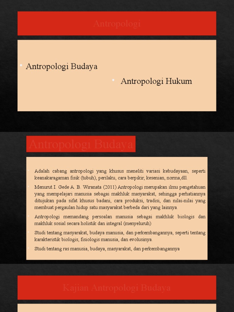 3antropologi Budaya | PDF