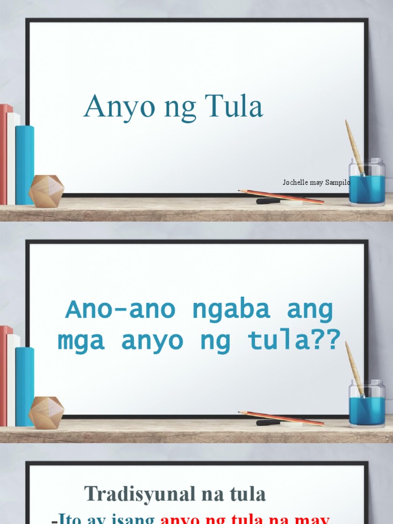 Anyo NG Tula | PDF