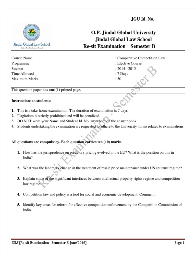 Comparative Competition Law | PDF