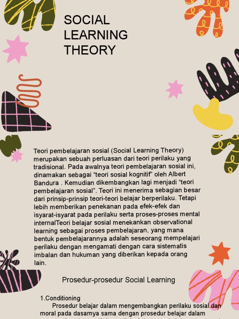Social Learning Theory | PDF