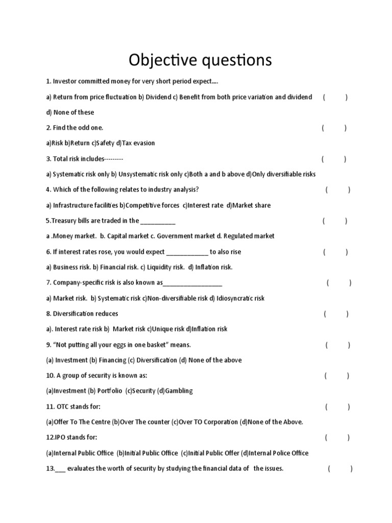 Ipm Objective Questions | PDF